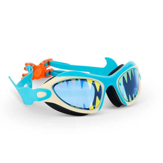 Bling20 Megamouth Swim Goggles Riptide Royal Blue/Sharktooth White MEG ...