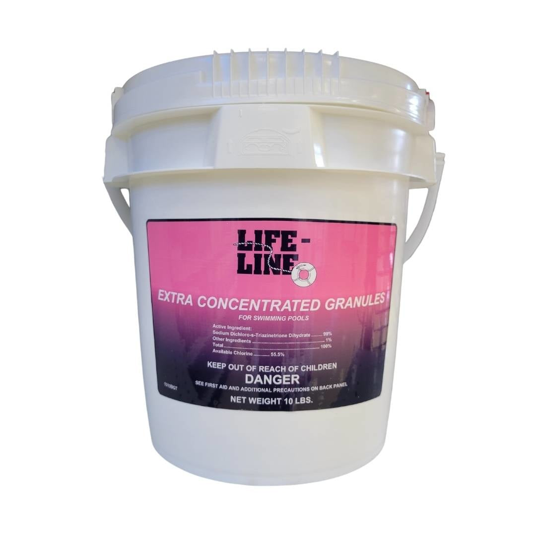 GRANULAR CHLORINE LIFELINE 15LB – Budget Pools